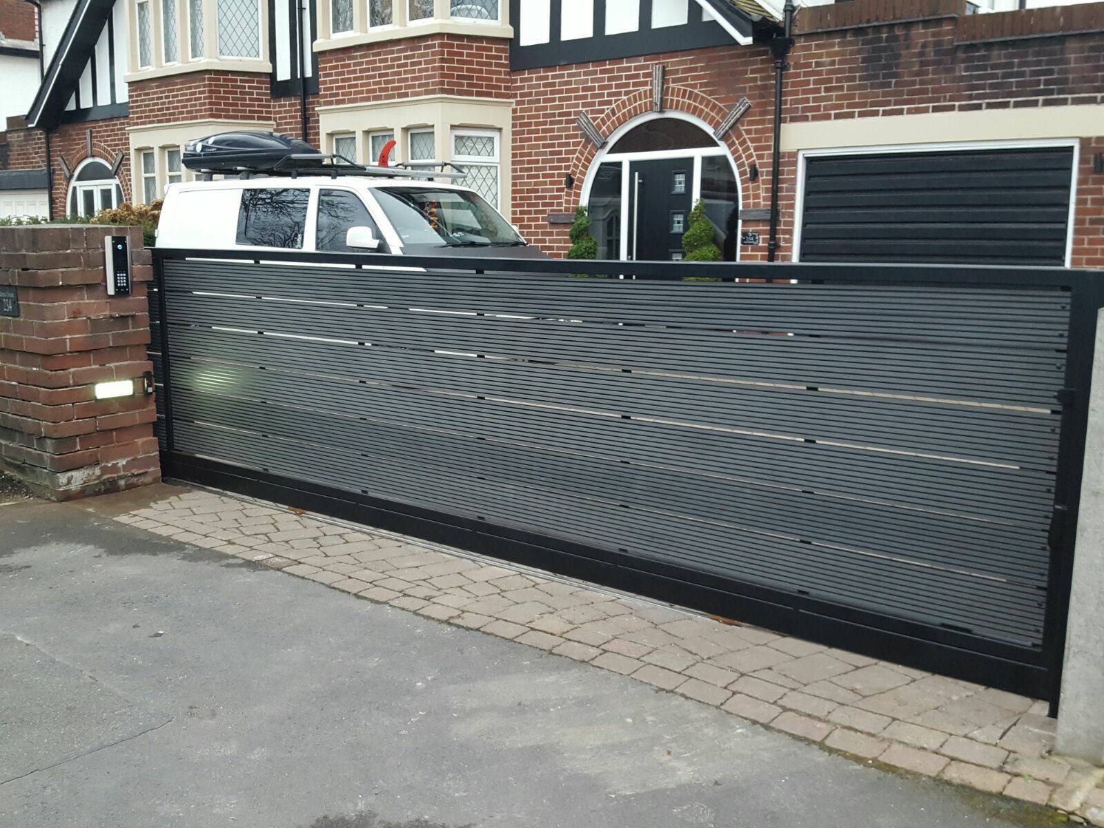 Composite Infilled Gates – Steelcraft Gates Ltd